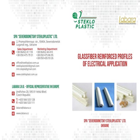 Glassfiber reinforced profiles of electrical application | PPT
