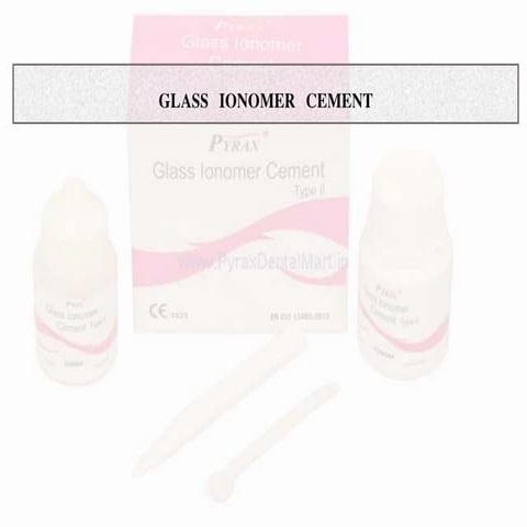 Glass ionomer cement | PPTX