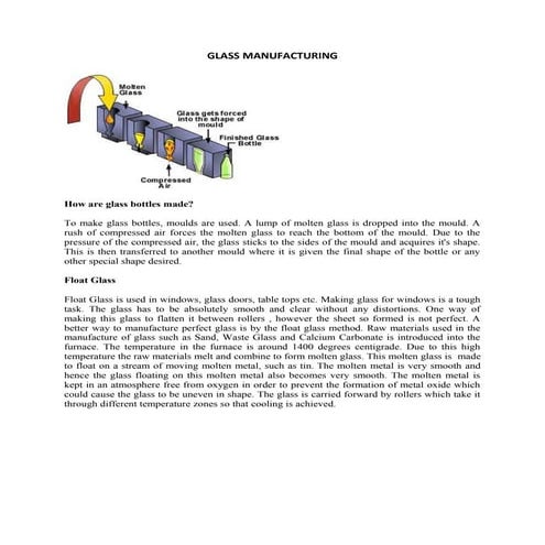Glass manufacturing | DOC