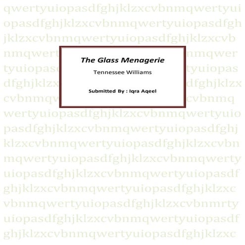 The Glass menagerie | PDF