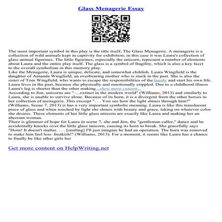 Motifs in the glass menagerie | PPT