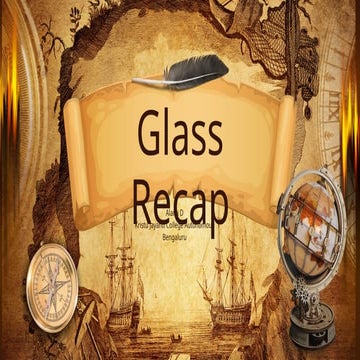 Glass Recap Where the refractive index is measured | PPT