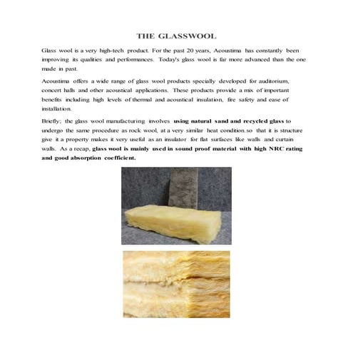 Glass wool | DOCX