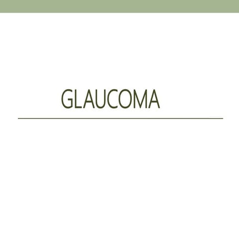 Glaucoma traumático | PPTX