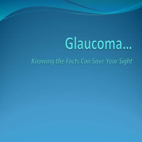 Glaucoma Presentation for Medical and Pharmacy Graduates | PPT
