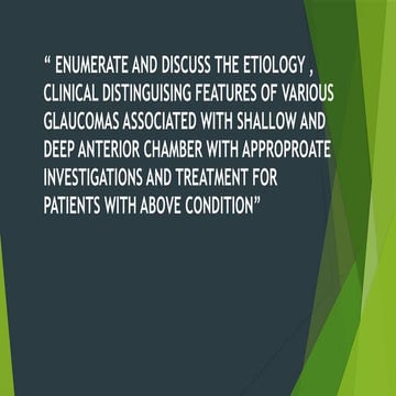 Glaucoma | PPTX