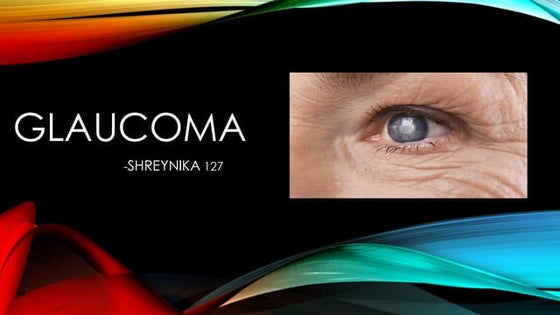 Glaucoma (opthalmology) | PPT