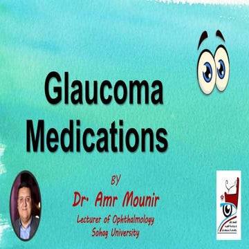 Glaucoma medication | PPTX