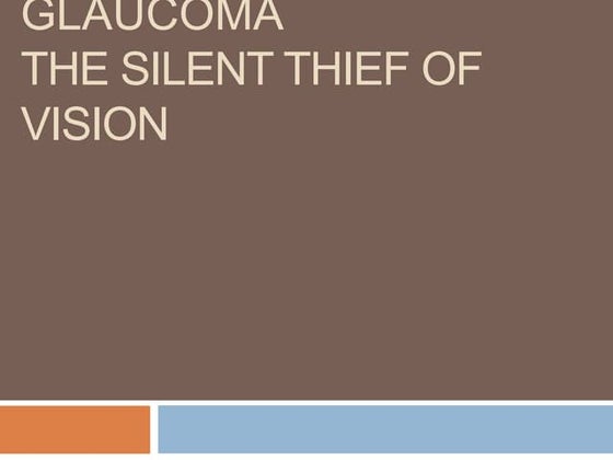 glaucoma and its management.pptx for nursing students | PPTX | Eye and ...