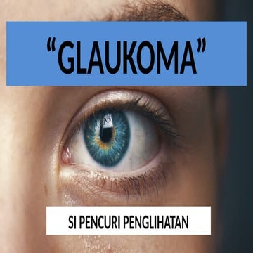 presentation about glaucoma - WORLD GLAUCOMA WEEK | PPTX