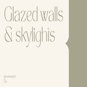 Glazed walls - skylights. building material .pdf