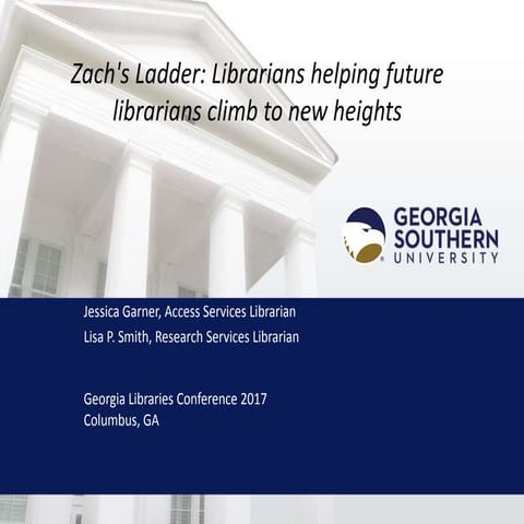 Zach"s Ladder: Librarians helping future librarians climb to new ...