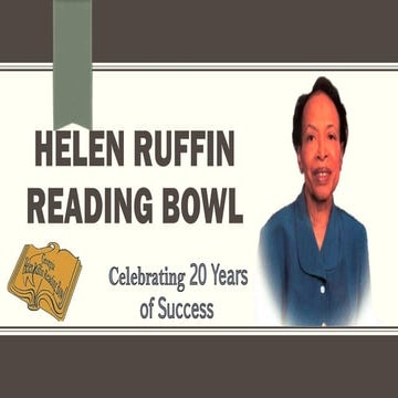 Georgia Helen Ruffin Reading Bowl (GaHRRB) is Celebrating 20 Years of ...