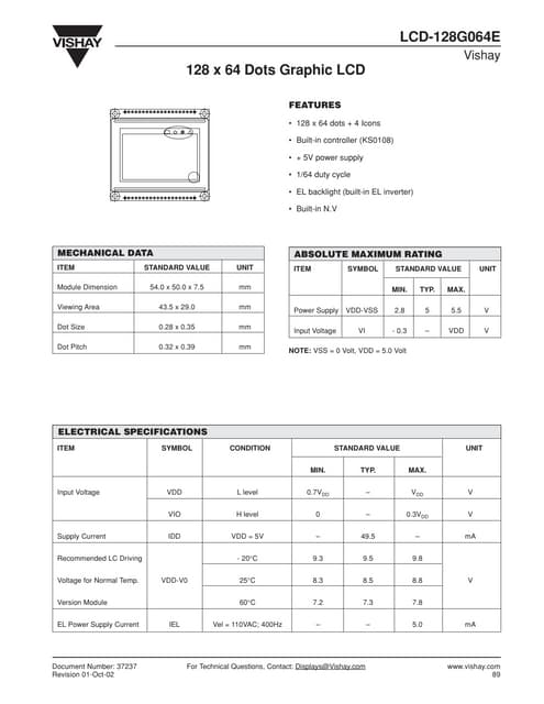 Dados técnicos GS 754 | PDF