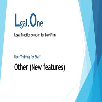 Glc portal project user training - others (new features) v2.0 | PPT