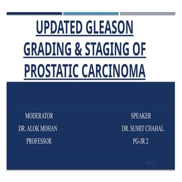 Prostate carcinoma- pathology and staging | PDF
