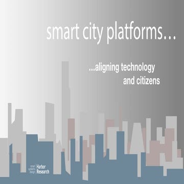 The Future of Smart City Platforms: Glen Allmendinger - Harbor Research ...