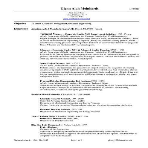 Workforce Development Resume