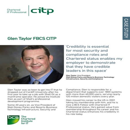 Glen Taylor Fbcs Citp Case Study | PDF
