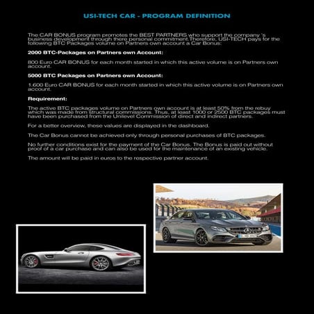 USI -TECH Car Bonus Program | PDF