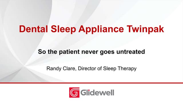 Provisional Mandibular Advancement Therapy (PMAD) | PPTX