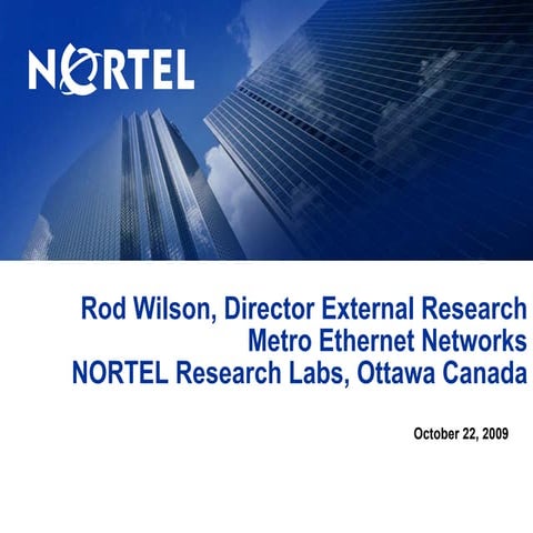 Nortel Presentation at GLIF | PDF