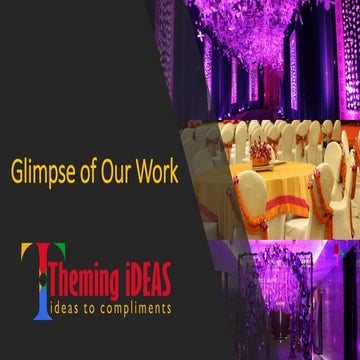 Glimpse of our work - Weddings by Theming Ideas | PPT