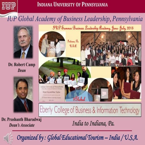 Glimpses of last IUP Summer Program | PDF