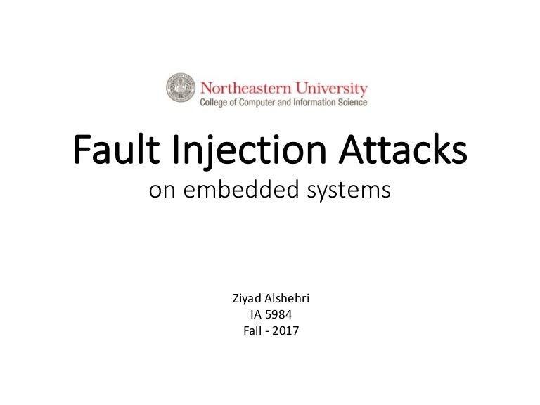 Fault Injection Attacks