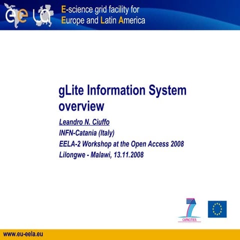 gLite Information System | PPT