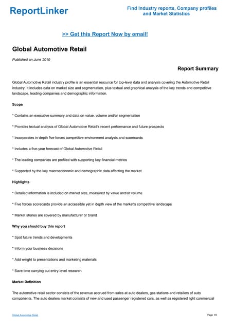 Retail Automotive Sales Process | PPT | Sales | Business