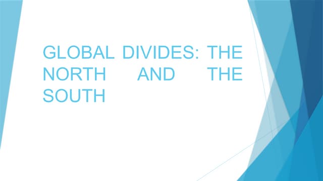 global divides | PPTX