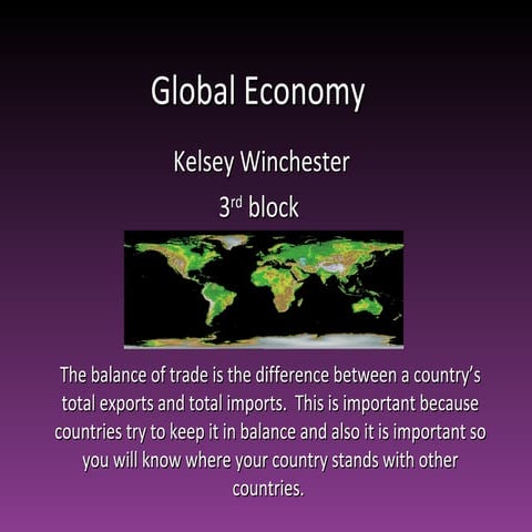 Global Economy | PPT
