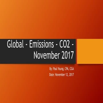 Global - Emissions - CO2 - November 2017 | PPT