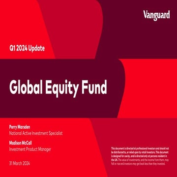 Vanguard Mutual Fund Presentation Global Equity Fund | PDF