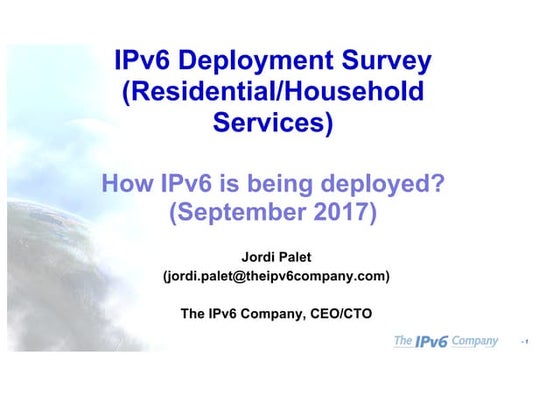 IPv4 Depletion & IPv6 Deployment | PPT