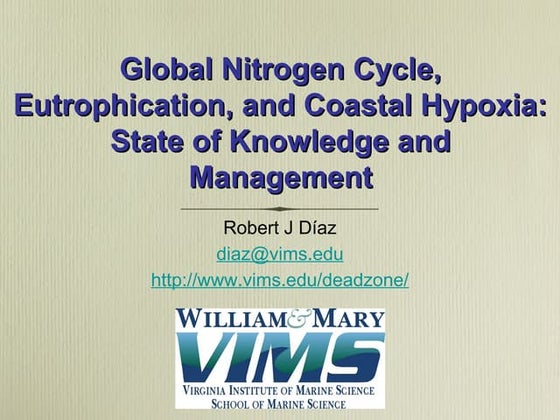 Eutrophication | PPTX | Environment | Science