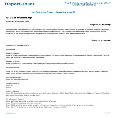 Global Round-up | PDF