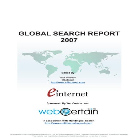 Global Search Report 2007 | PPT
