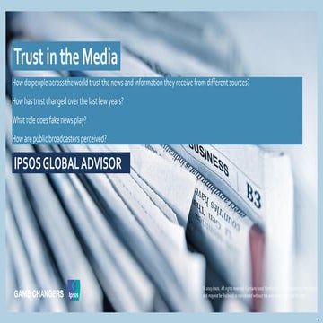 Trust in the media | PPT