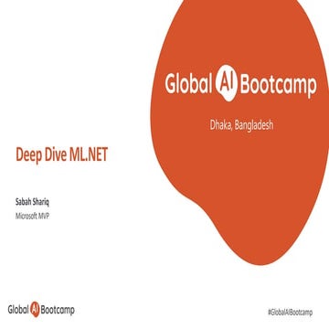 Deep Dive ML.NET