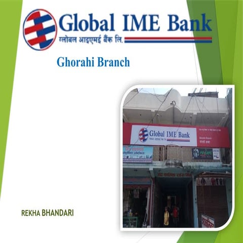 The Problem and solutions of Global IME Bank Limited | PPTX
