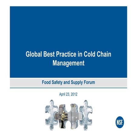 Global Best Practice in Cold Chain Management | PDF