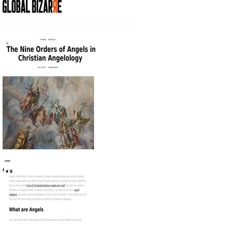 The Nine Orders of Angels in Christian Angelology - weird Stuff ...