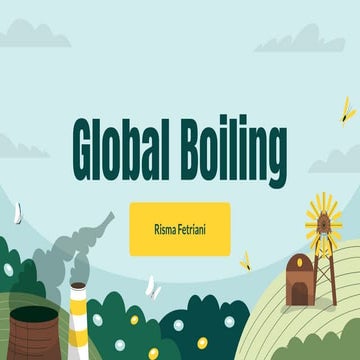 Global Boiling atau pemanasan global di dunia | PDF