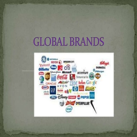 Global brands | PPTX