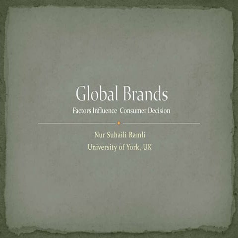 Business History: Global brands | PPTX | Advertising Industry | Industries