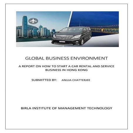 Global business environment | PDF