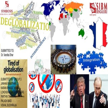 Global business environment deglobalization | PPTX