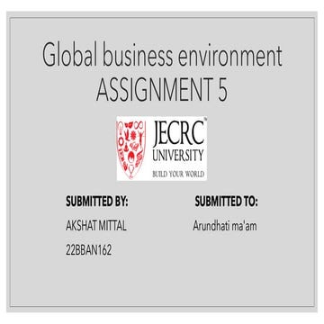 Global business environment 5 ppt ...pdf